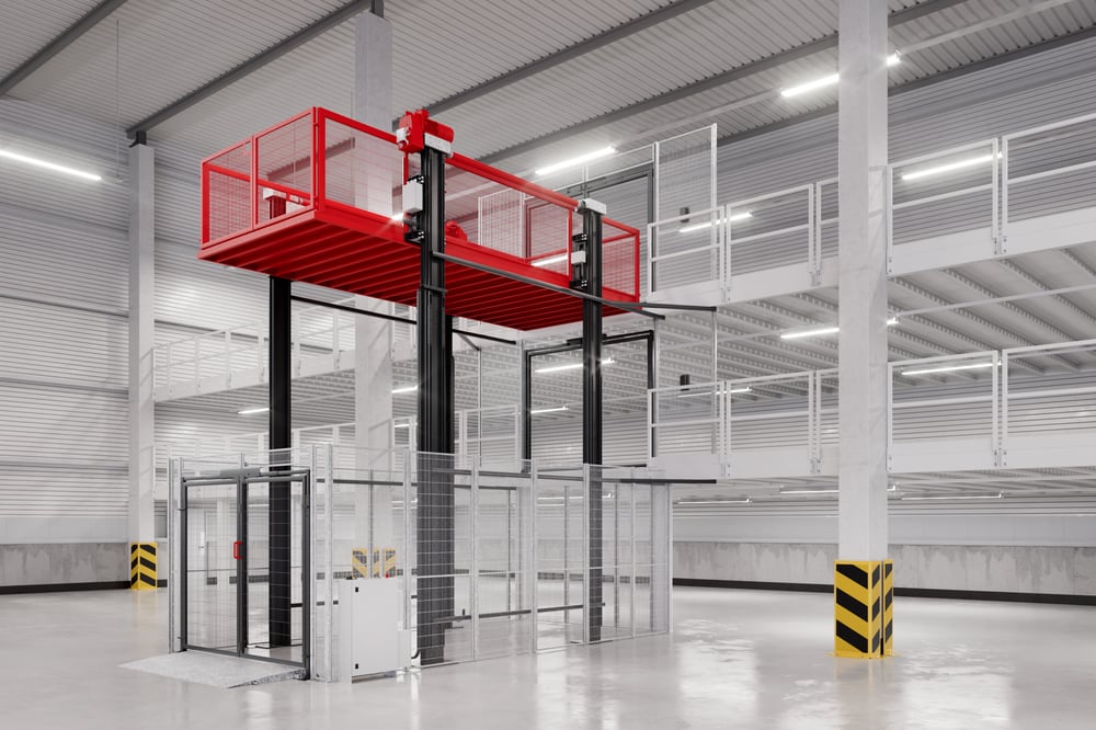 Lastenaufzüge von elevatec - Modulares Hubsystem