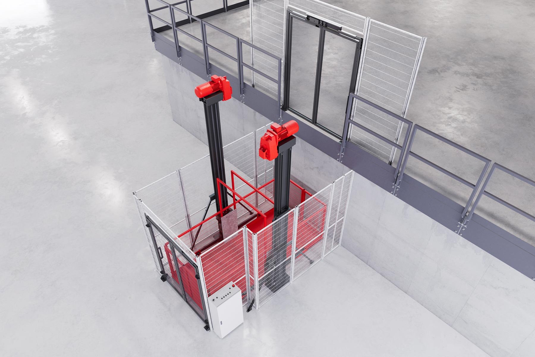 Lastenaufzüge von elevatec - Modulares Hubsystem